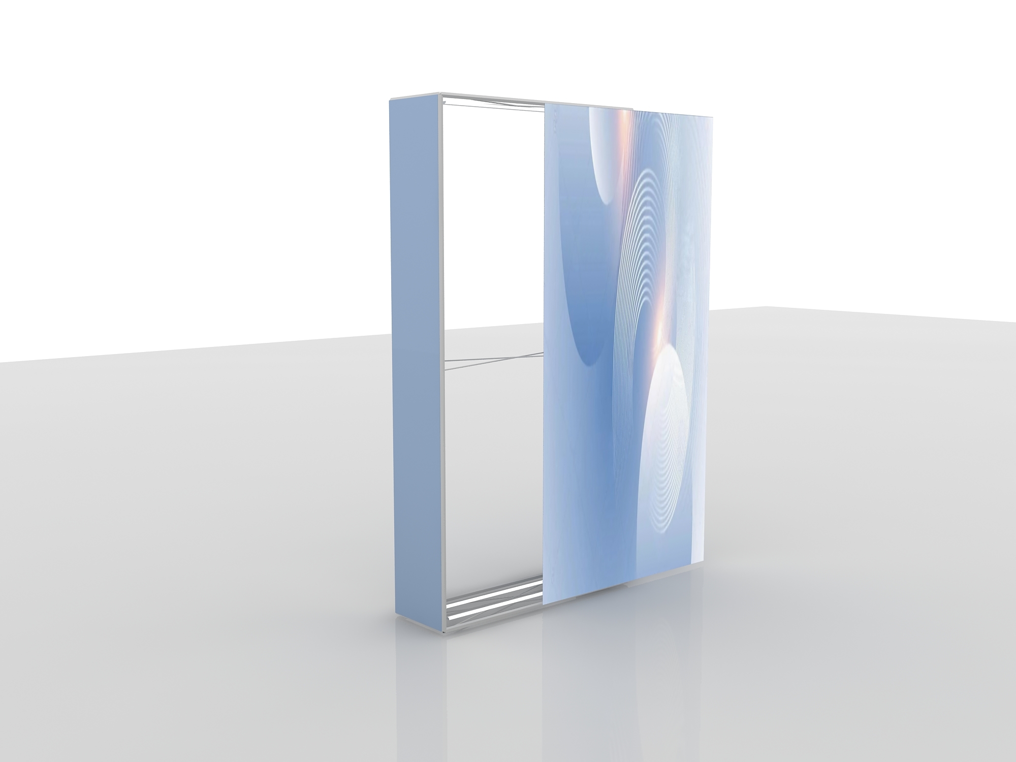 1x2m Pop-Up Lightbox – Portable Double-Sided Backlit Display Stand ...
